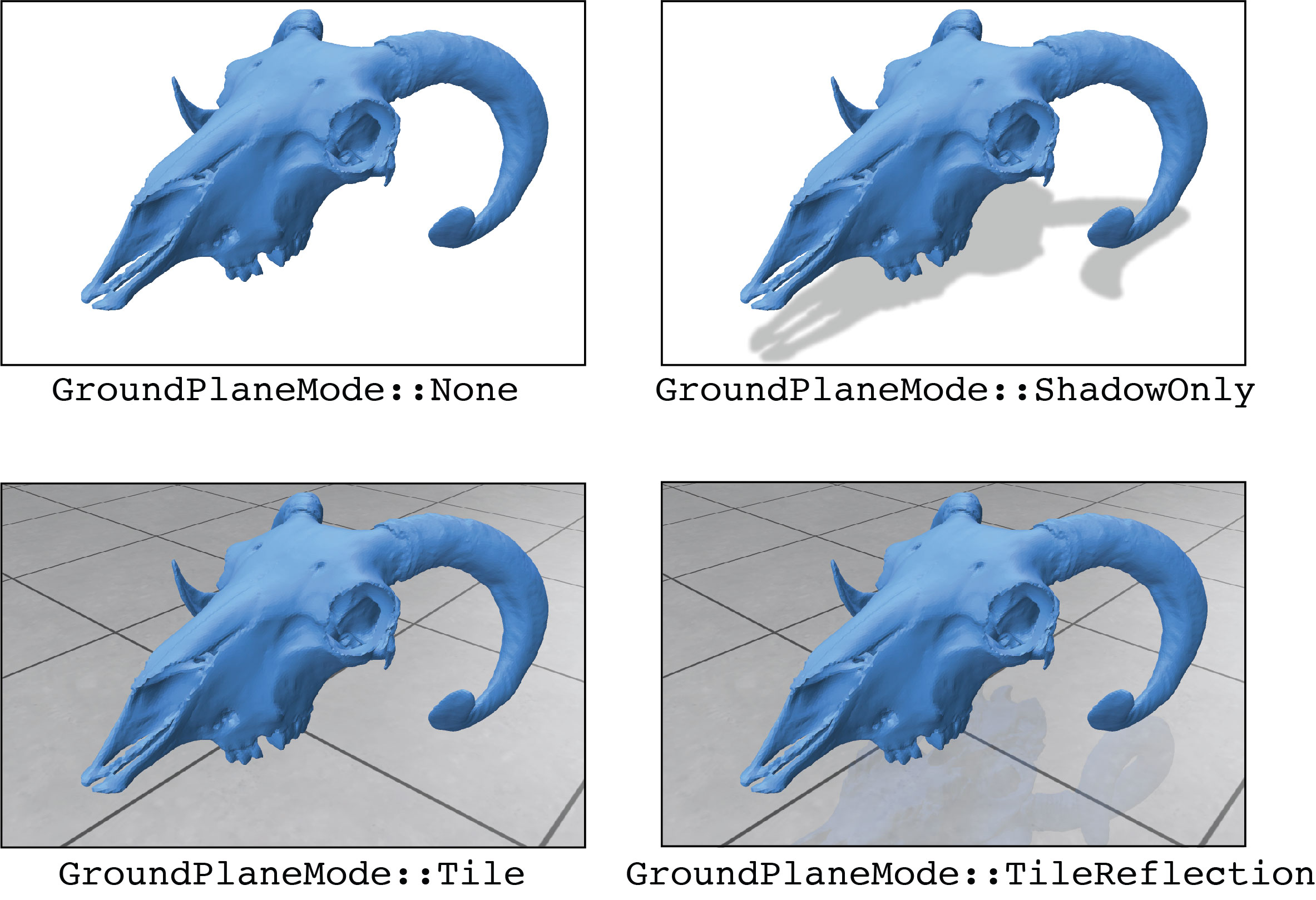 Ground And Shadows Polyscope Python